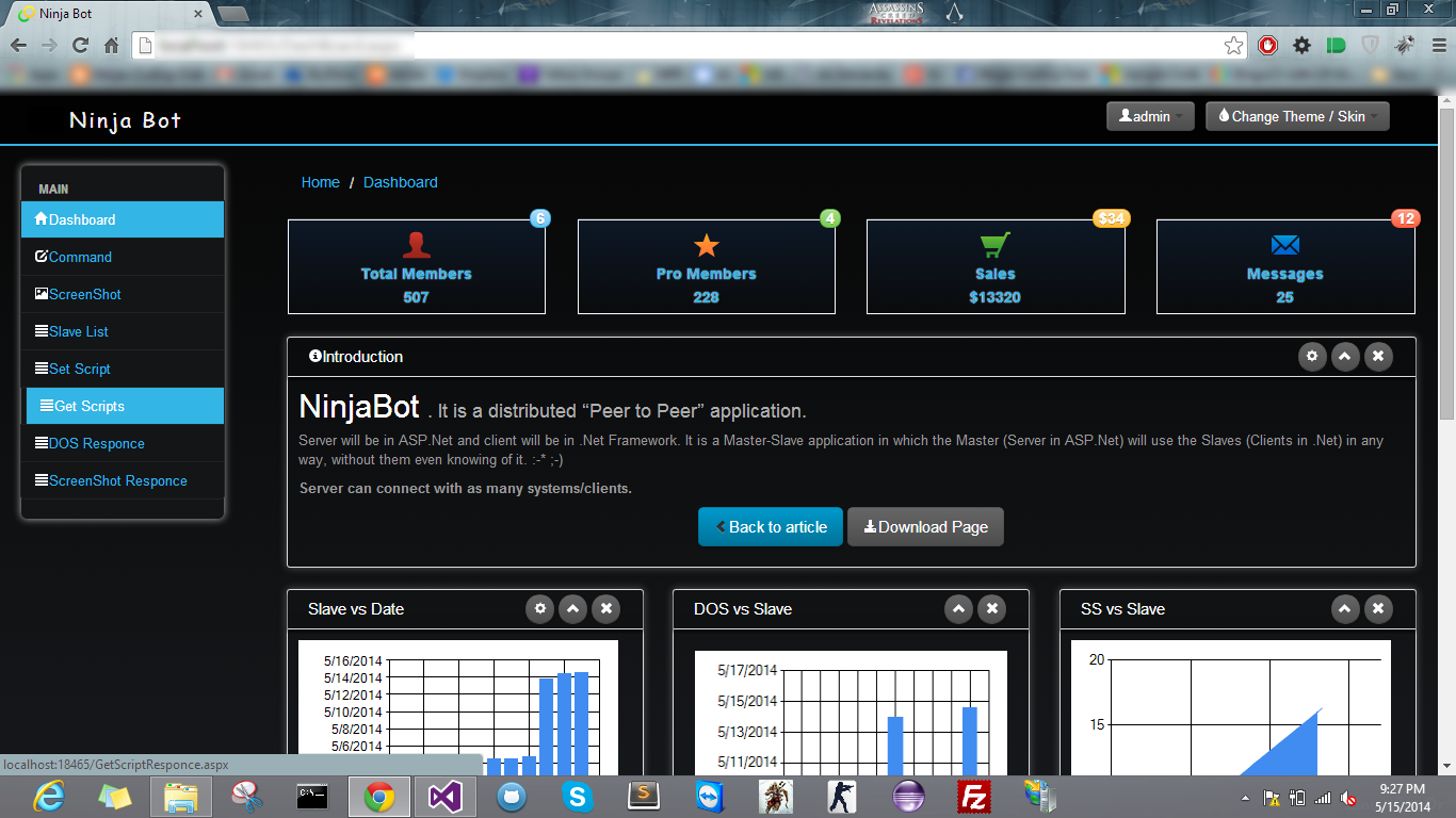 Ninja Bot By PCbots Labs - (X MadSpoT Security Team) ~ PCbots Labs (Blog)