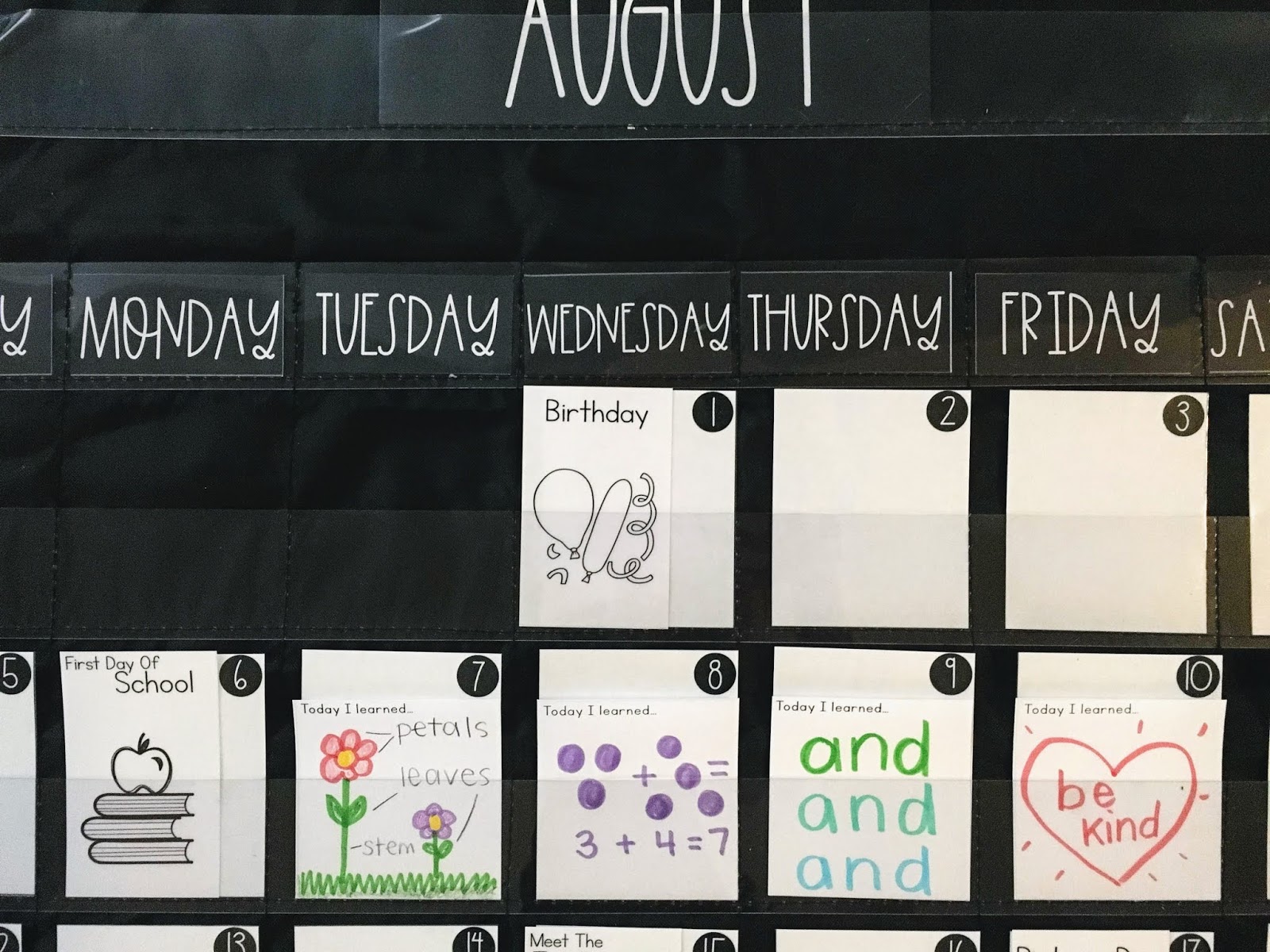 building a student centred calendar routine - a minimalist teacher