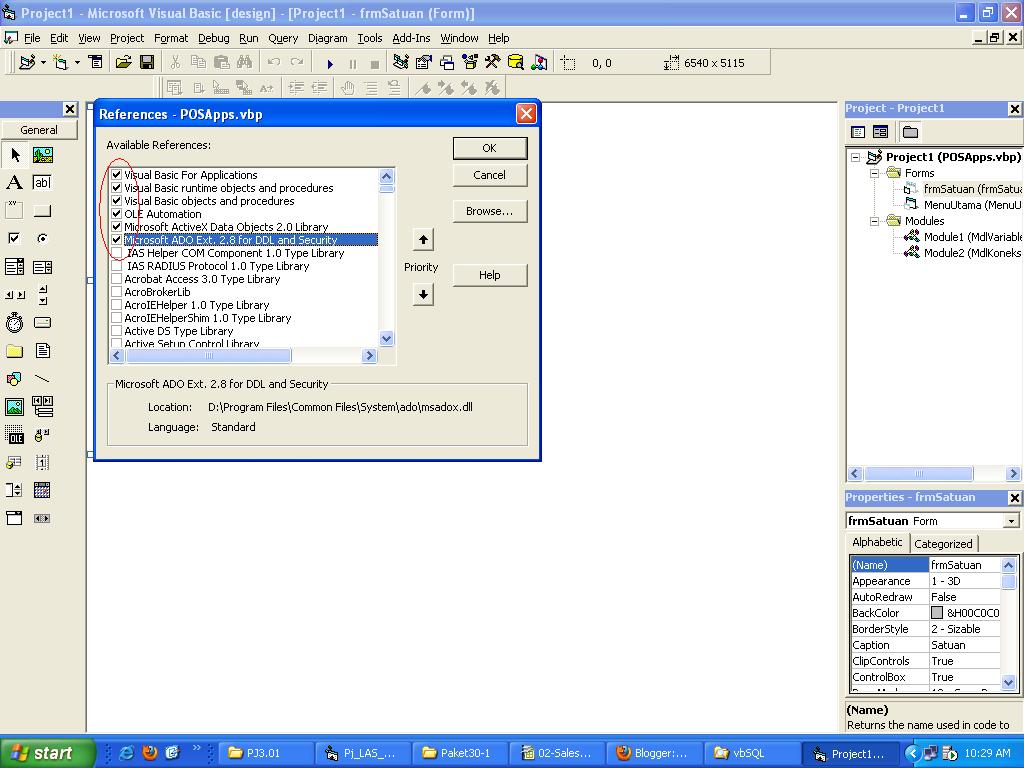 koneksi database MySQL dengan vb.6.0