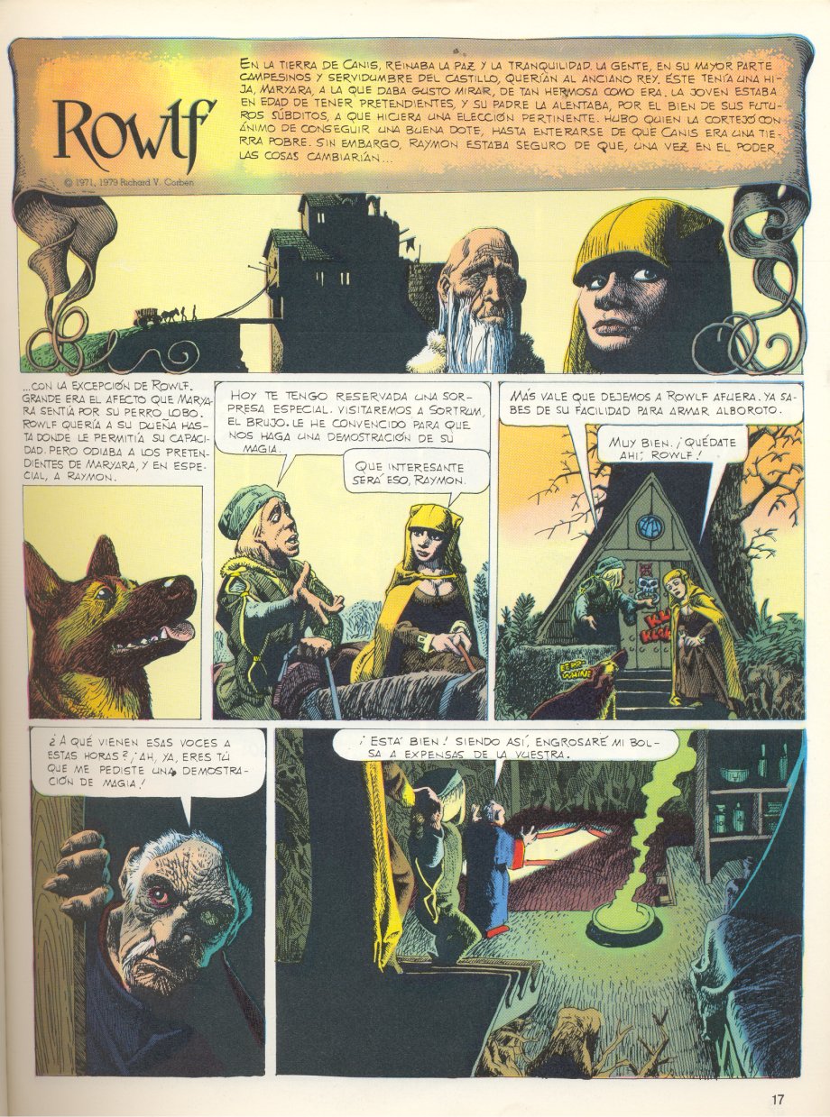 Galicia Comic: Obras Completas Richard Corben 6 - Rowlf y otras ...