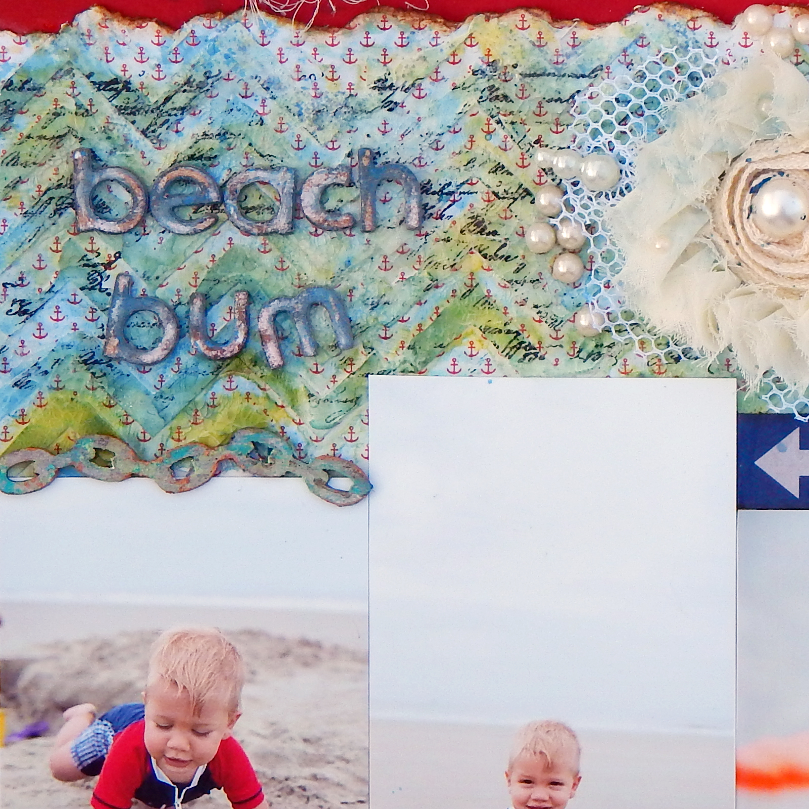 Gathered Shells Lately? Authentique's Seaside Layout