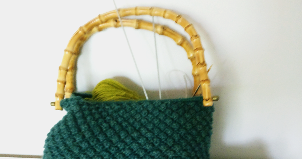 VildeFarver: Taske til striktøj - Bramble bag for knitting