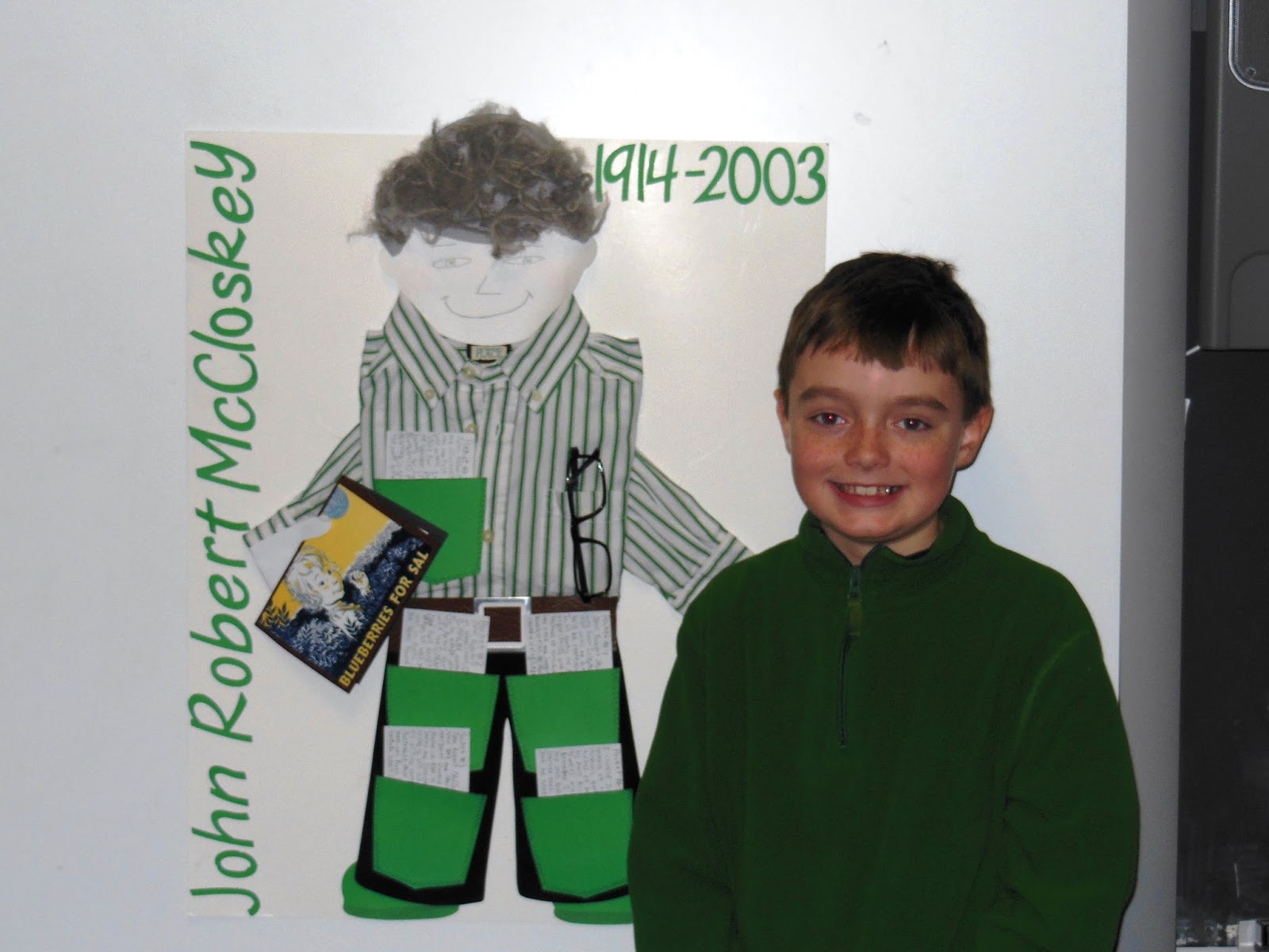 Mrs. McGaffin's Fabulous 4th Graders!: Maine Pocket Person Project