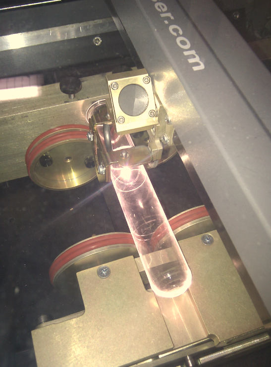 Digital Naturalism: Laser Cutting Test Tubes