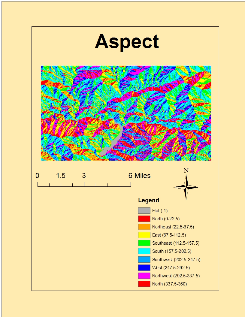 Geog7 Intro to GIS: Lab#6: DEMs in ArcGIS