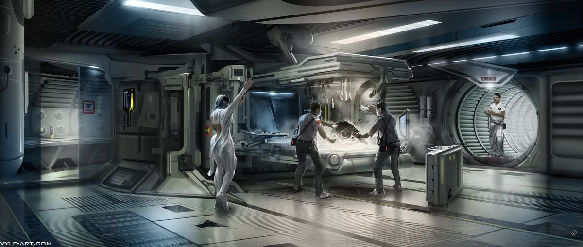 Fashion and Action: Fresh Batch of Epic Prometheus Concept Art by David ...