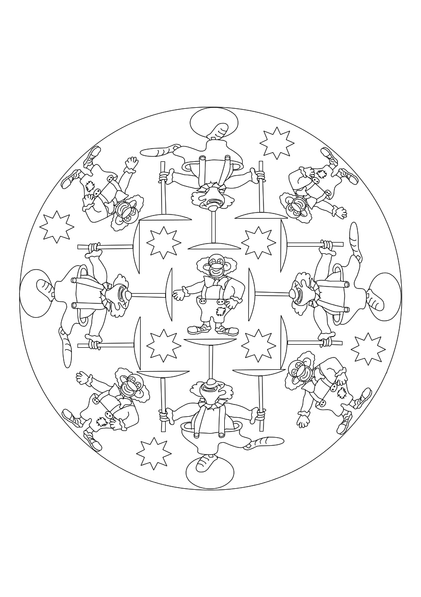 Mi Mundo Infantil: MANDALAS PARA CARNAVAL