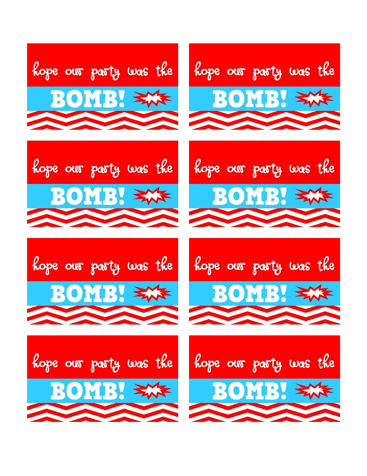 Bomb Pop Printable