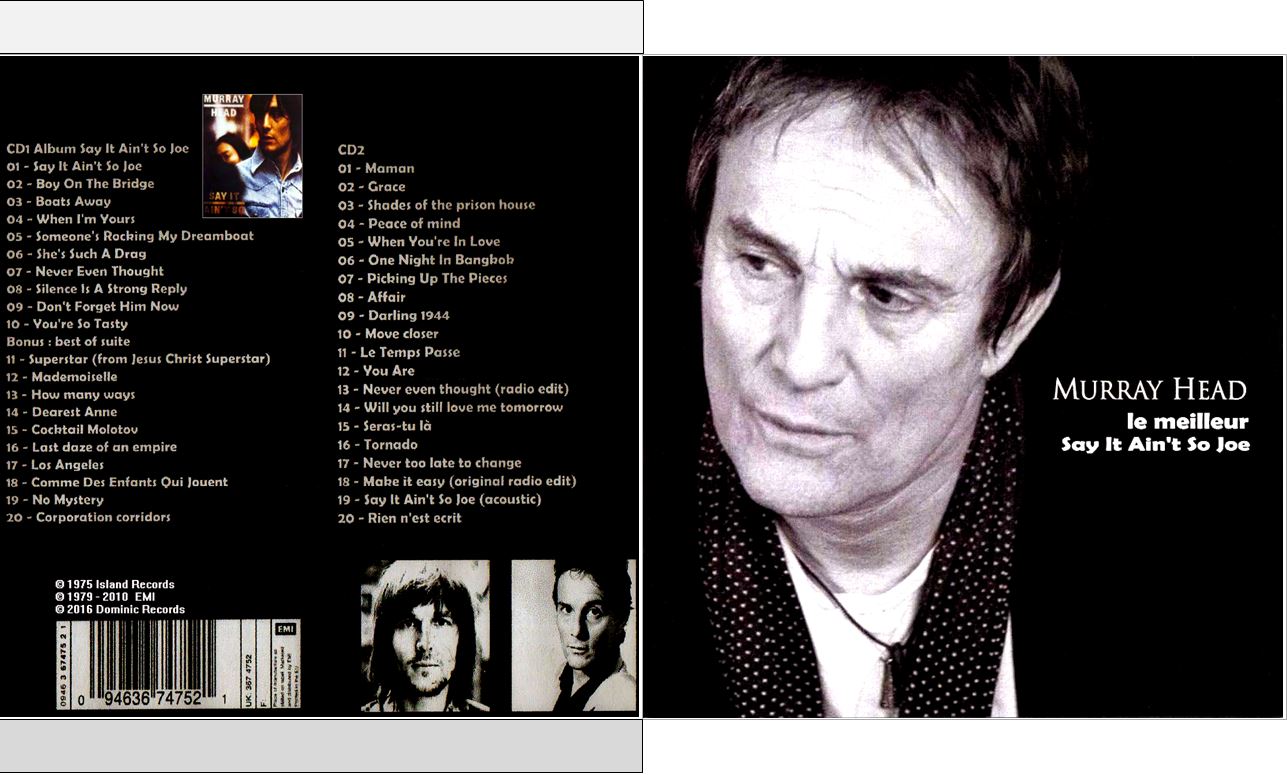 MUSICOLLECTION: MURRAY HEAD - Anthology - 2010