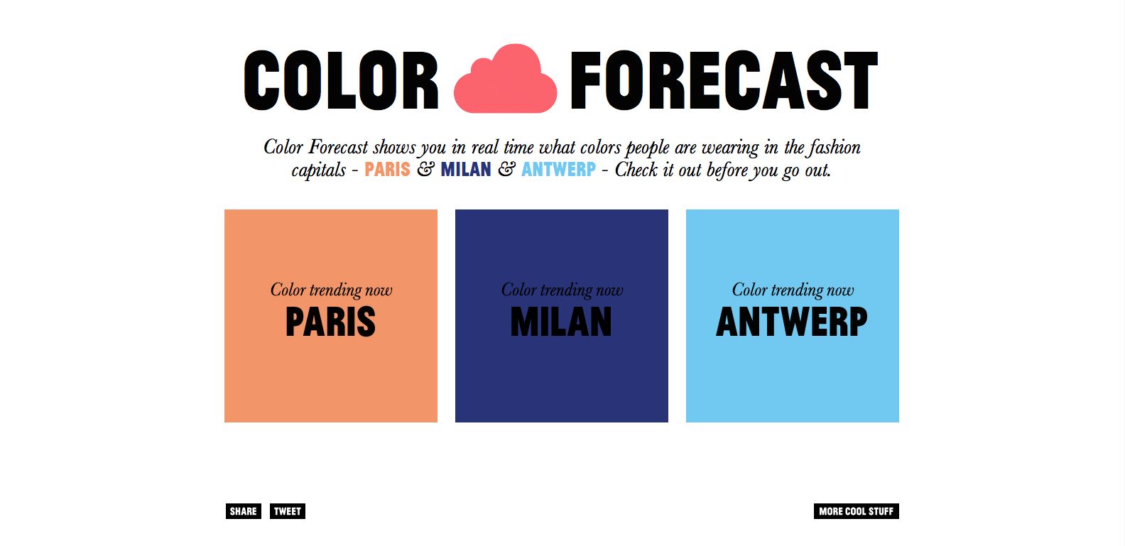 nextGEN: Color Forecasting in Real Time