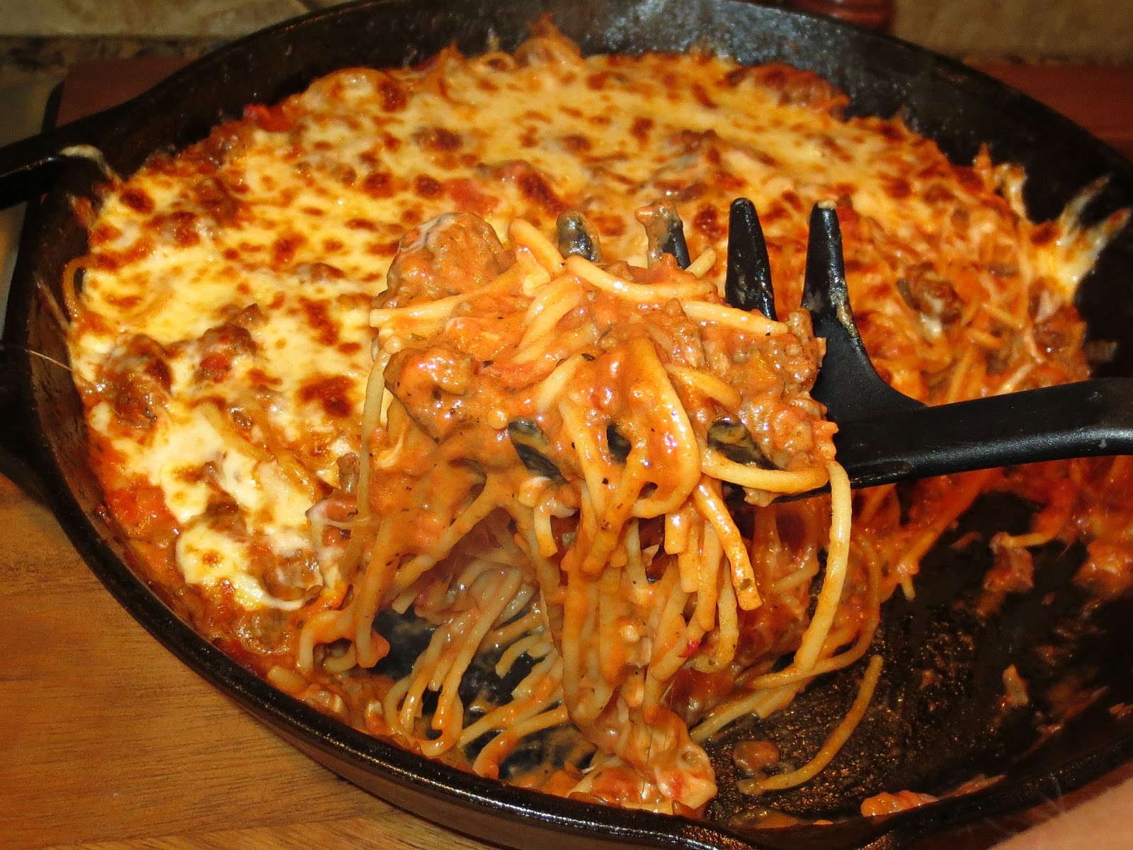 Kaitlin in the Kitchen: Creamy Skillet Spaghetti