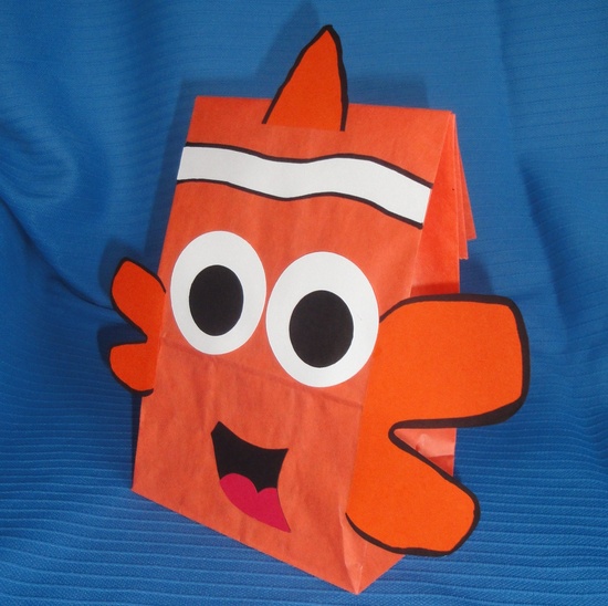 DIY Favor Bags for Nemo Themed Parties. - Oh My Fiesta! in english