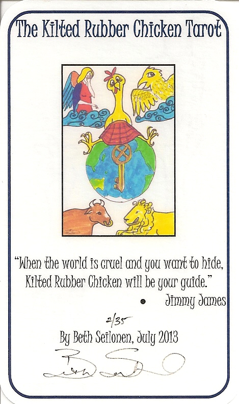 Eno's Tarots: Kilted Rubber Chicken Tarot