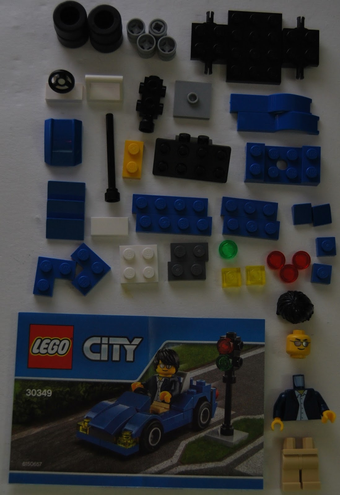 Mis Queridos Legos: 30349 Coche deportivo azul