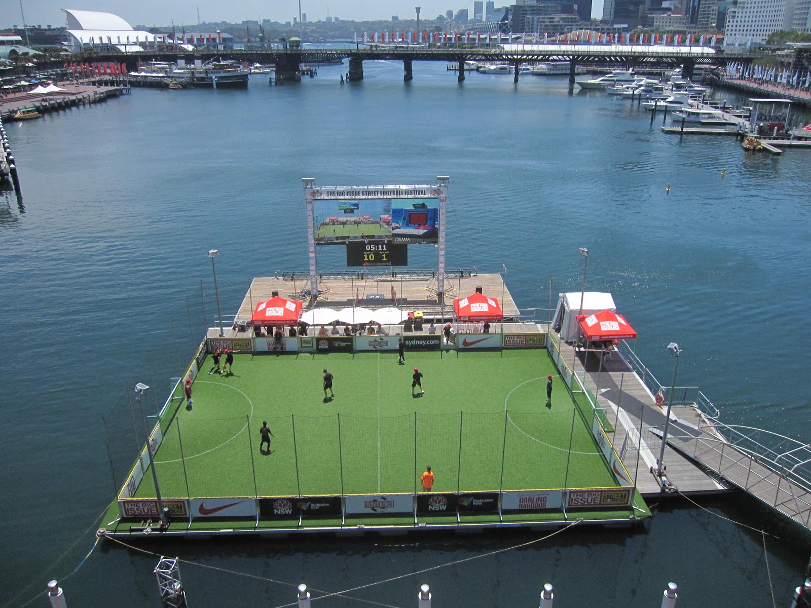 Sydney - City and Suburbs: Darling Harbour, Street Football Festival