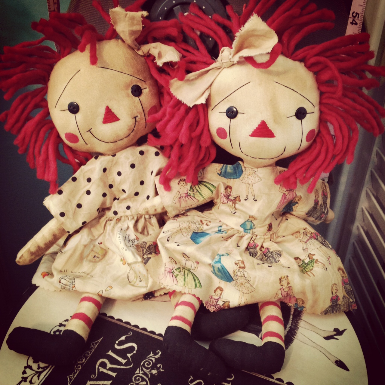 My handmade Raggedy Ann Dolls in Etsy | anniescupboards