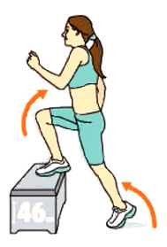 Educación Fisica Usminia: Prueba del escalón