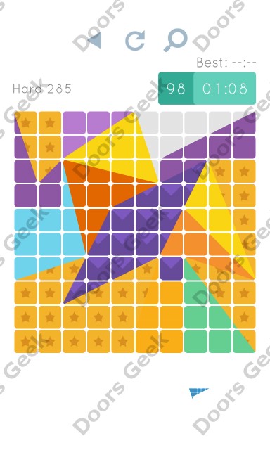 Blocks & Shapes [Hard] Level 285 Solution ~ Doors Geek