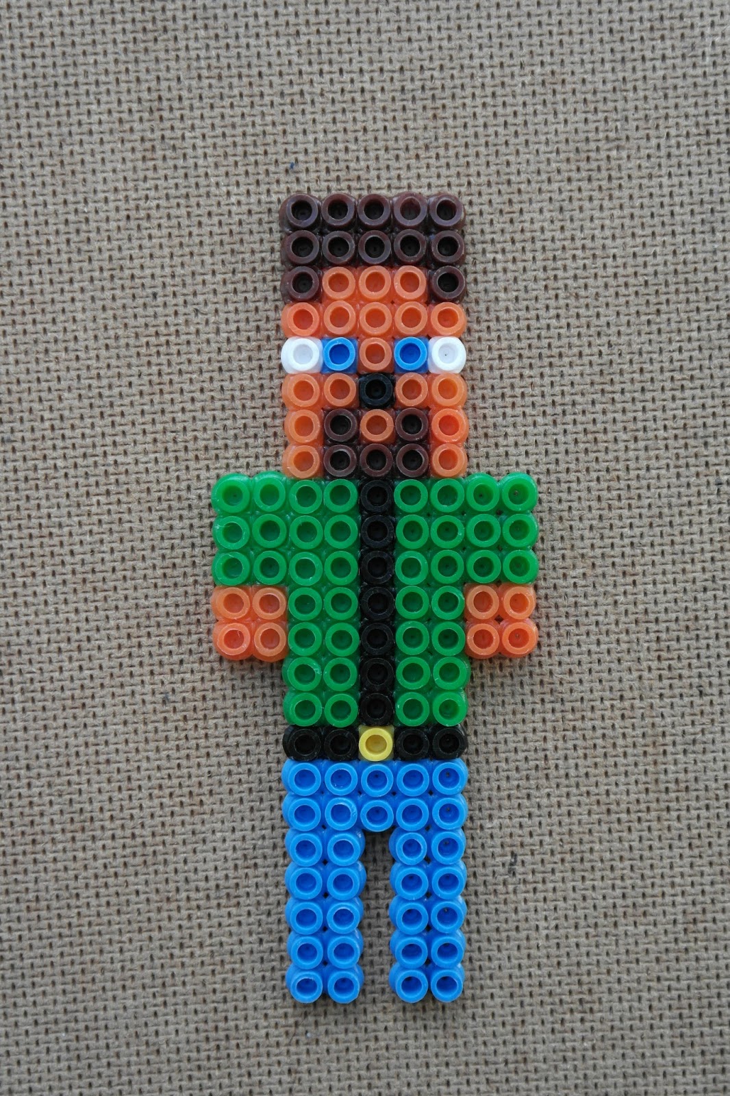 Pyssla Ideas: Minecraft Character 02