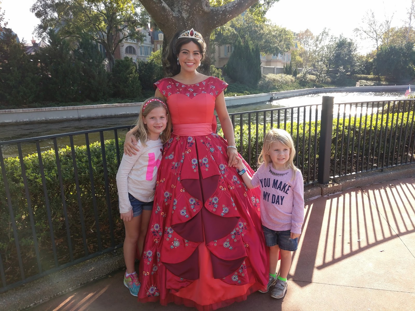 Meeting Elena of Avalor At Epcot