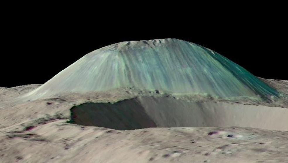 NASA Discovers Salty-Mud Cryovolcano on Ceres - Window on The Sky