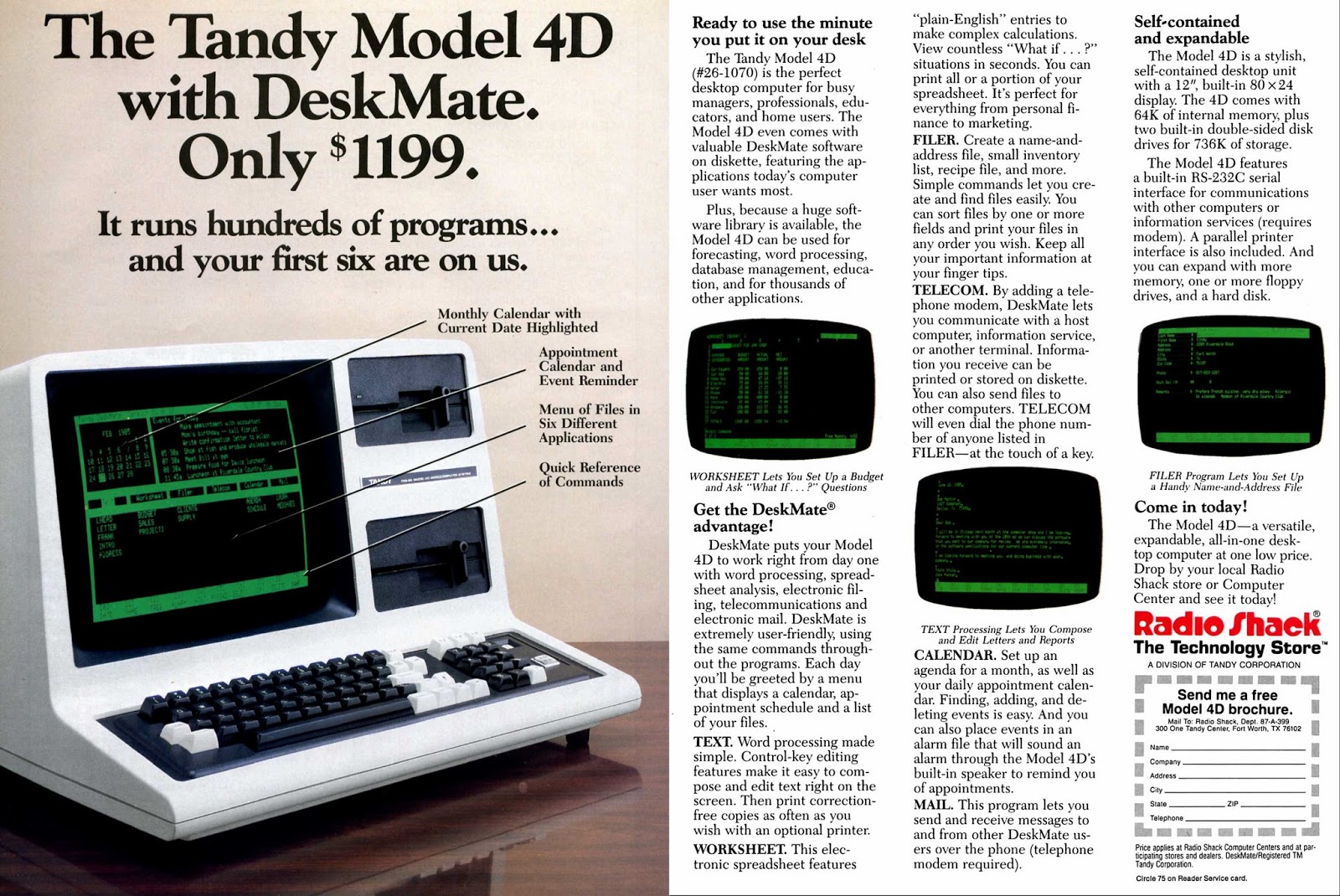 MadPlanet's Gameroom: My "New" TRS-80 Model 4D