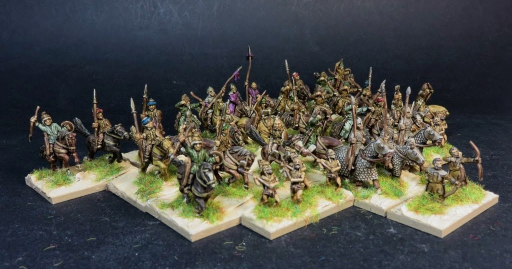 ZakGallery: Painted 15mm DBA: II/80 Hunnic army