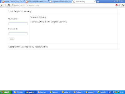 Download E-Learning Script Web PHP | Computer Share