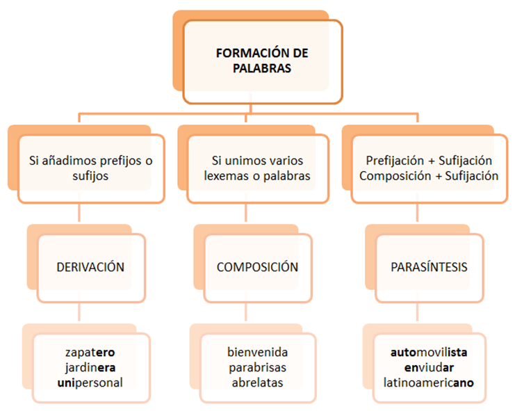 Procedimientos de formación de palabras