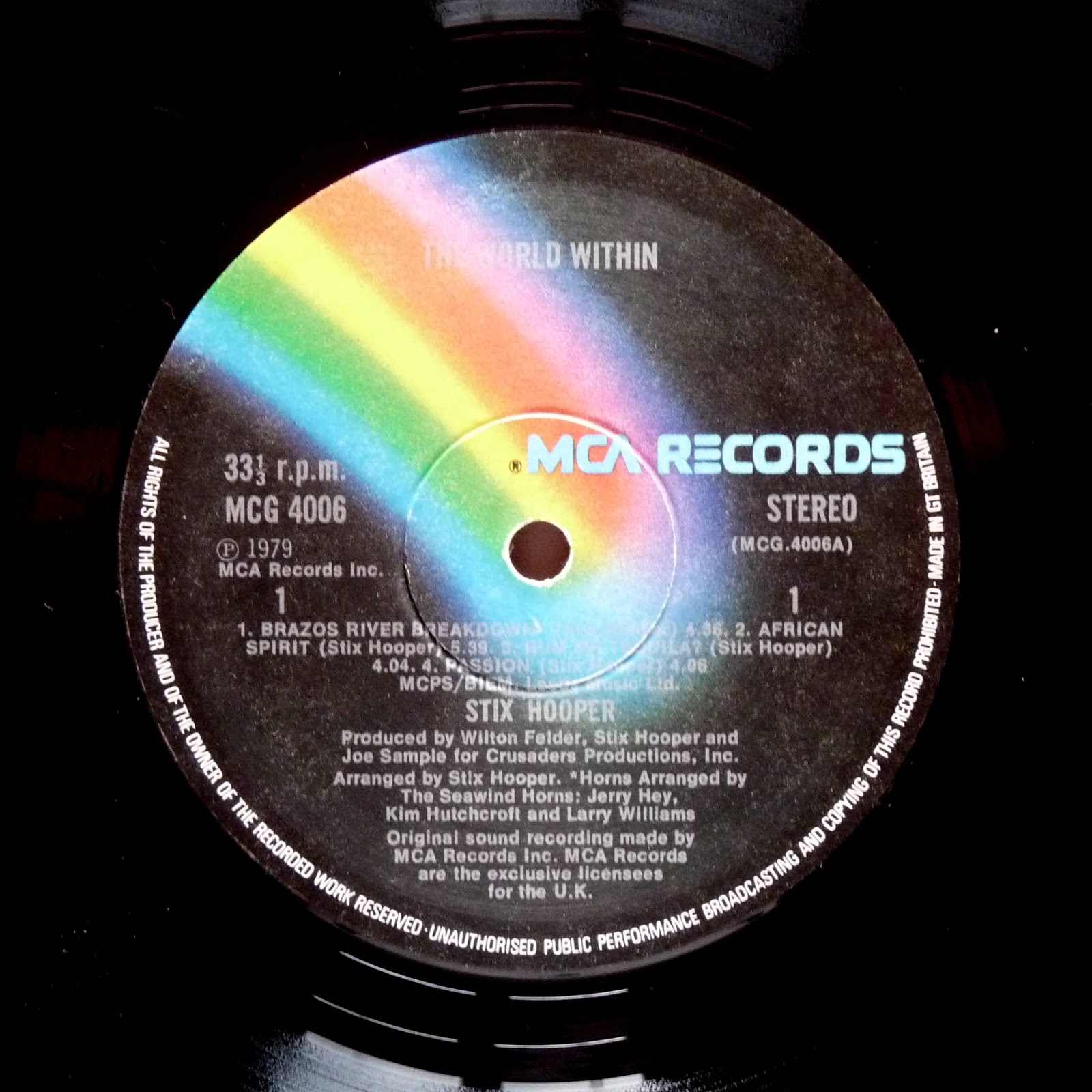 The Vinyl Curator: Stix Hooper - The World Within