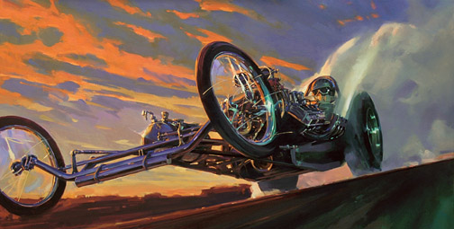 LOS PUNK RODS: Check out this nice art work from Tom Fritz