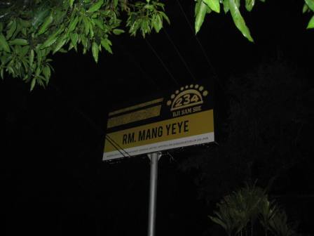 menu sehat murah meriah di RM. Mang YEYE subang ~ Uniquely Indonesia