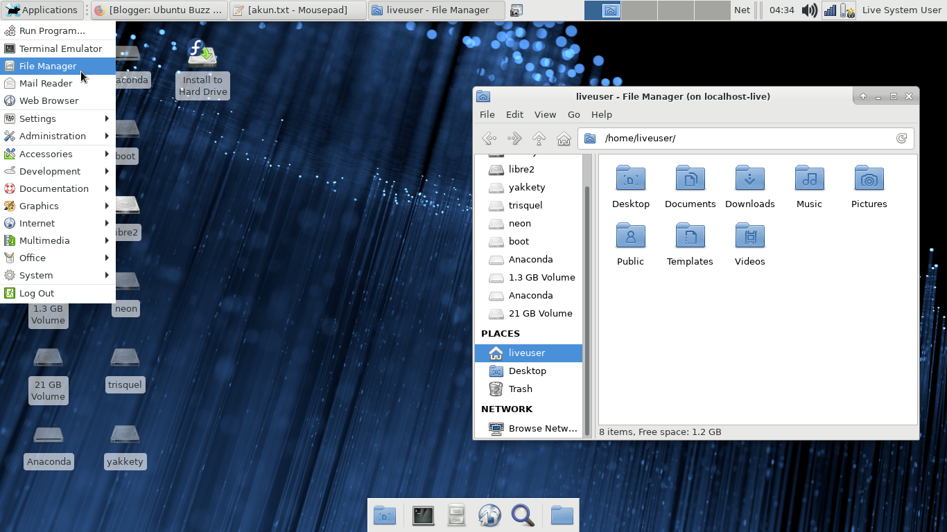 Summary of 5 XFCE Distros: Xubuntu, Mint, Fedora, Manjaro, Porteus