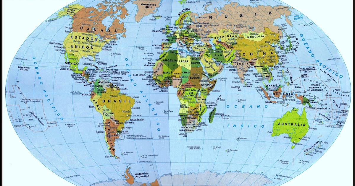 Recursos Educativos Tercer Ciclo: ACTIVIDADES INTERACTIVAS: Planisferio ...