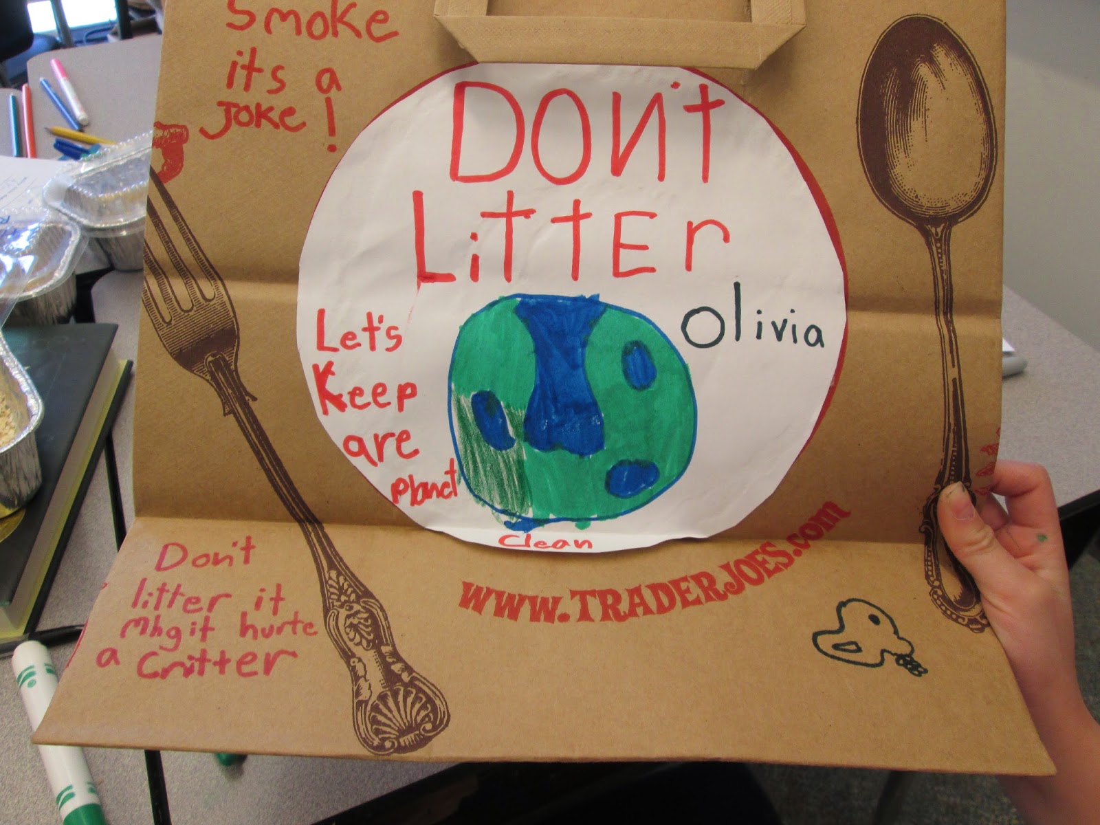 Susan Carpenter's 1st and 2nd Grade Classroom : Earth Day Grocery Bag ...