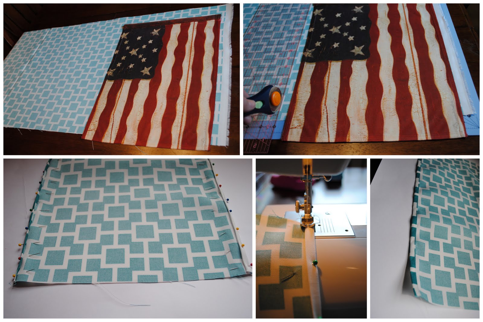 Serenity Now: DIY Monogram Garden Flag