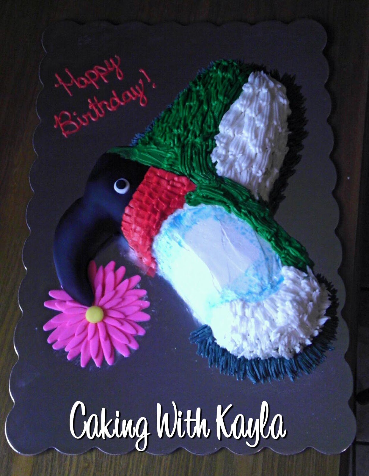 Caking with Kayla: Hummingbird Birthday Cake