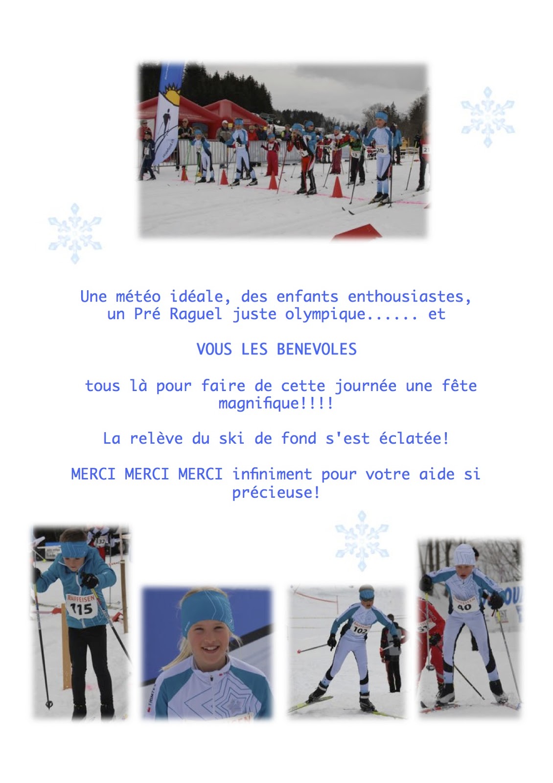 Ski-club la Vue-des-Alpes: Merci