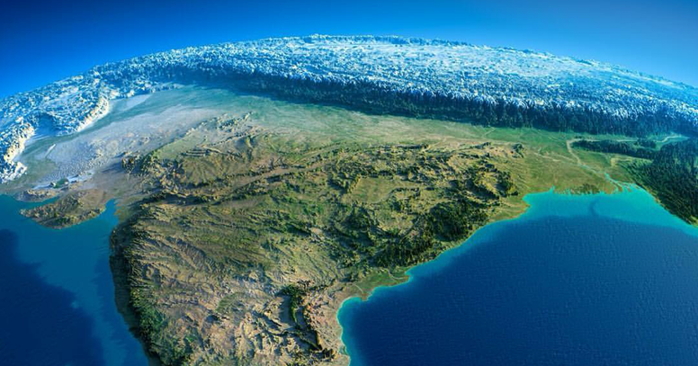 Rapid Uplift: India Physiography Rendition