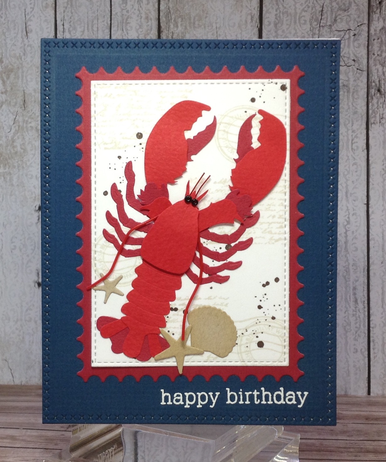 Crafting While I Wait: Nautical Birthday Cards
