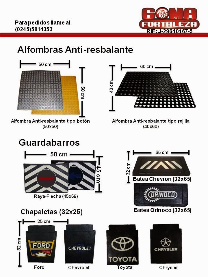 Goma Fortaleza c.a.: Productos de Goma