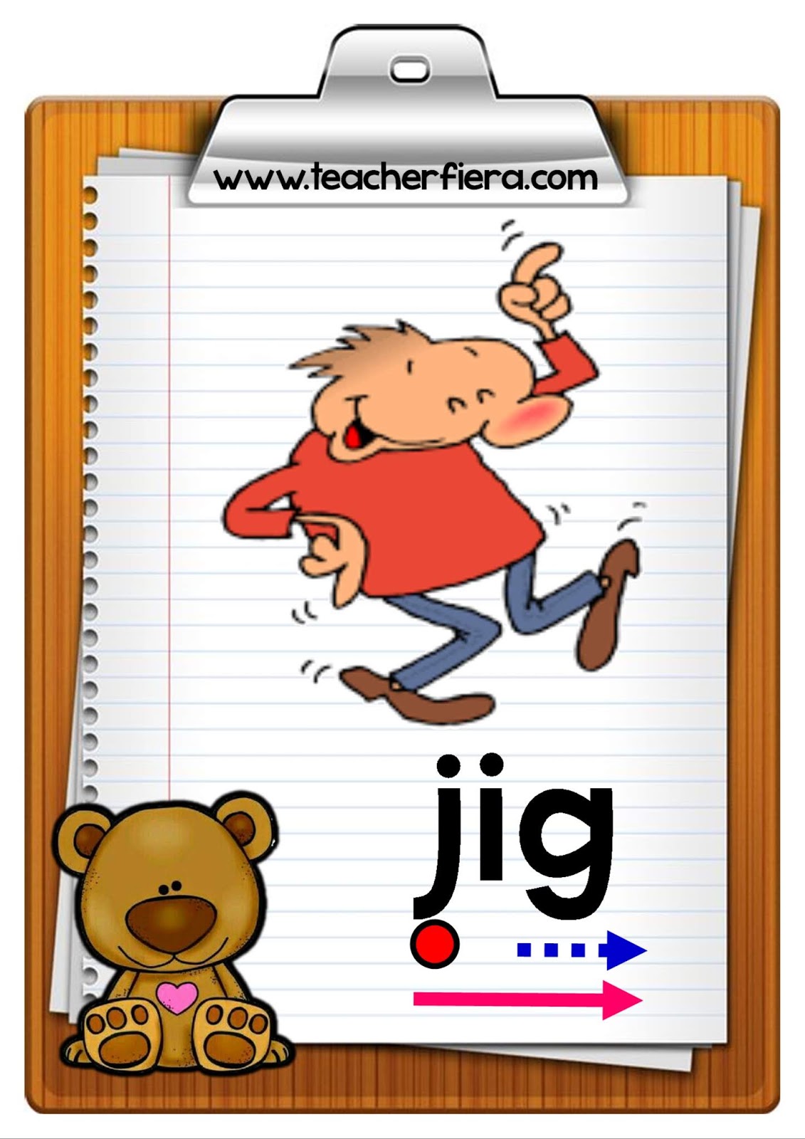 teacherfiera.com: IG WORD FAMILY FLASHCARDS