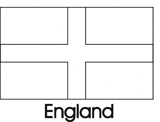 Interactive Magazine: England flag coloring pages