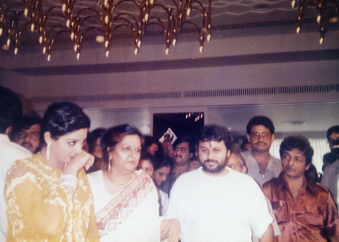 Sridevi: Sattee Shourie, Sridevi and Anil Sharma: Launch of Farishtay ...