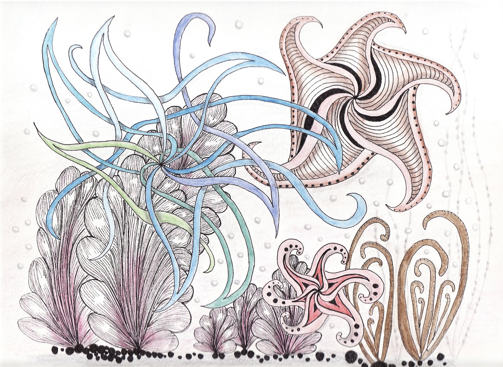 inquisitive-Sue: Zentangle Weekly Challenge #63 - Fengle