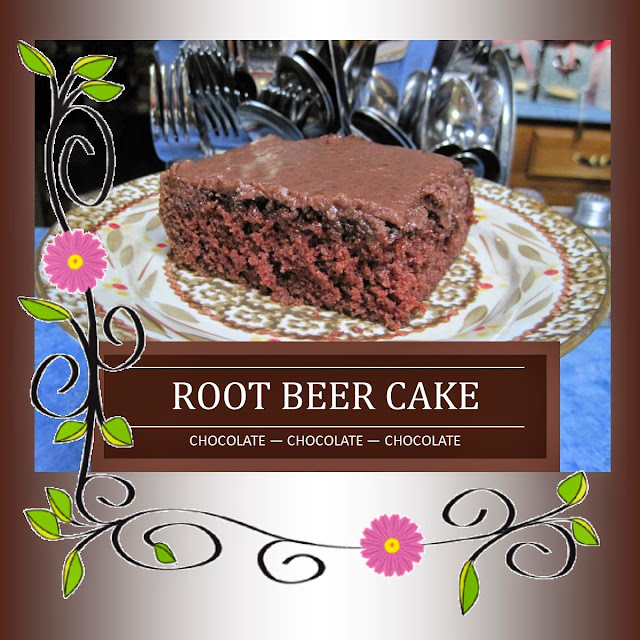 Slice of Pie Cookbooks & Entertaining: Root Beer Chocolate Cake