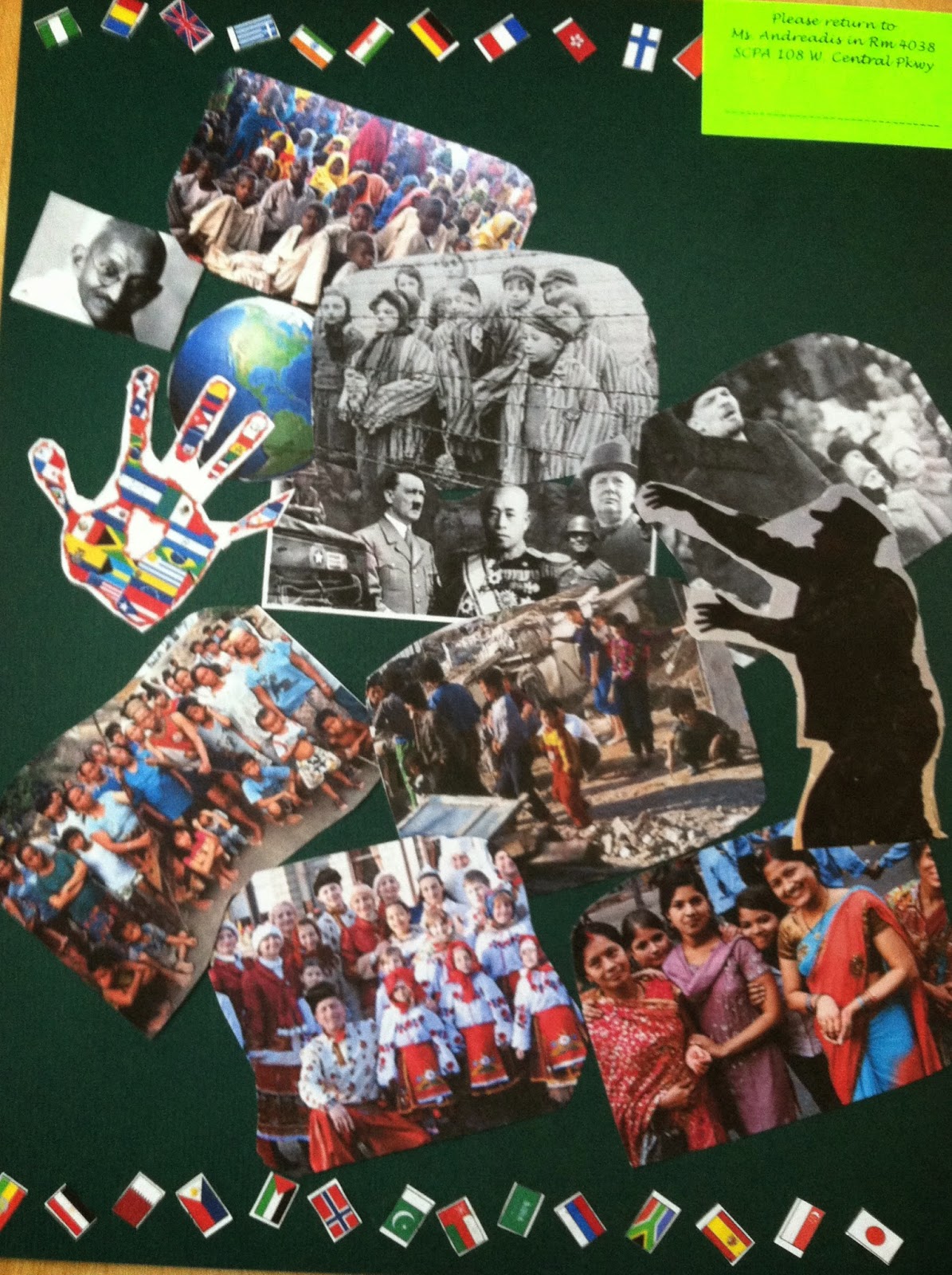 SCPA Modern World History: MWH Collage Binder Cover