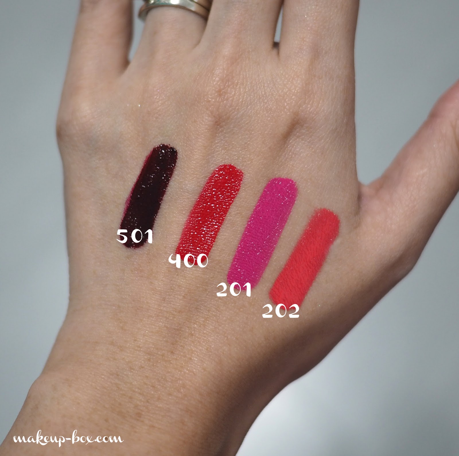 The Makeup Box: MAKE UP FOR EVER Artist Acrylip Lip Paints Review