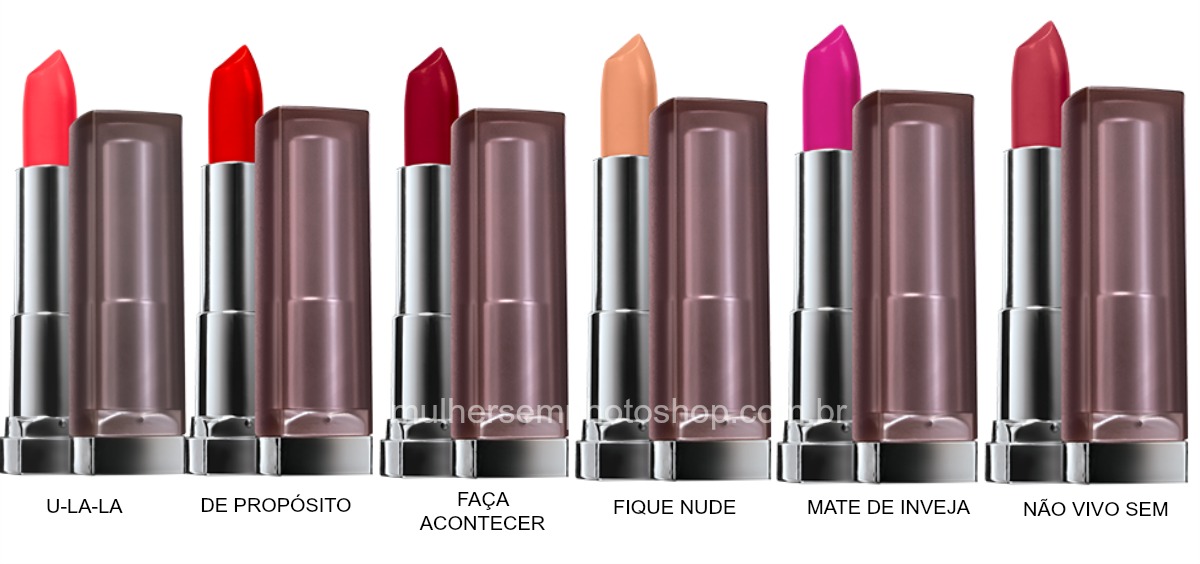 Mistura da Vanessa: COLOR SENSATIONS CREAMY MATTE BY MAYBELLINE