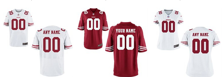 jennyloopnfljerseys.ru: San Francisco 49ers Custom Jerseys & Gear ...